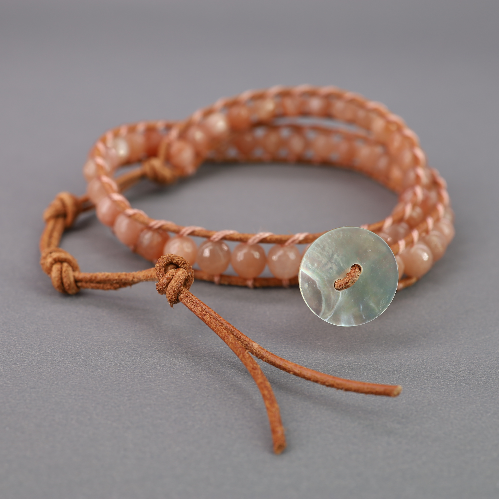 COAI-Bracciale-Multistrato-Regolabile-Realizzato-a-Mano-in-Pelle-e ...