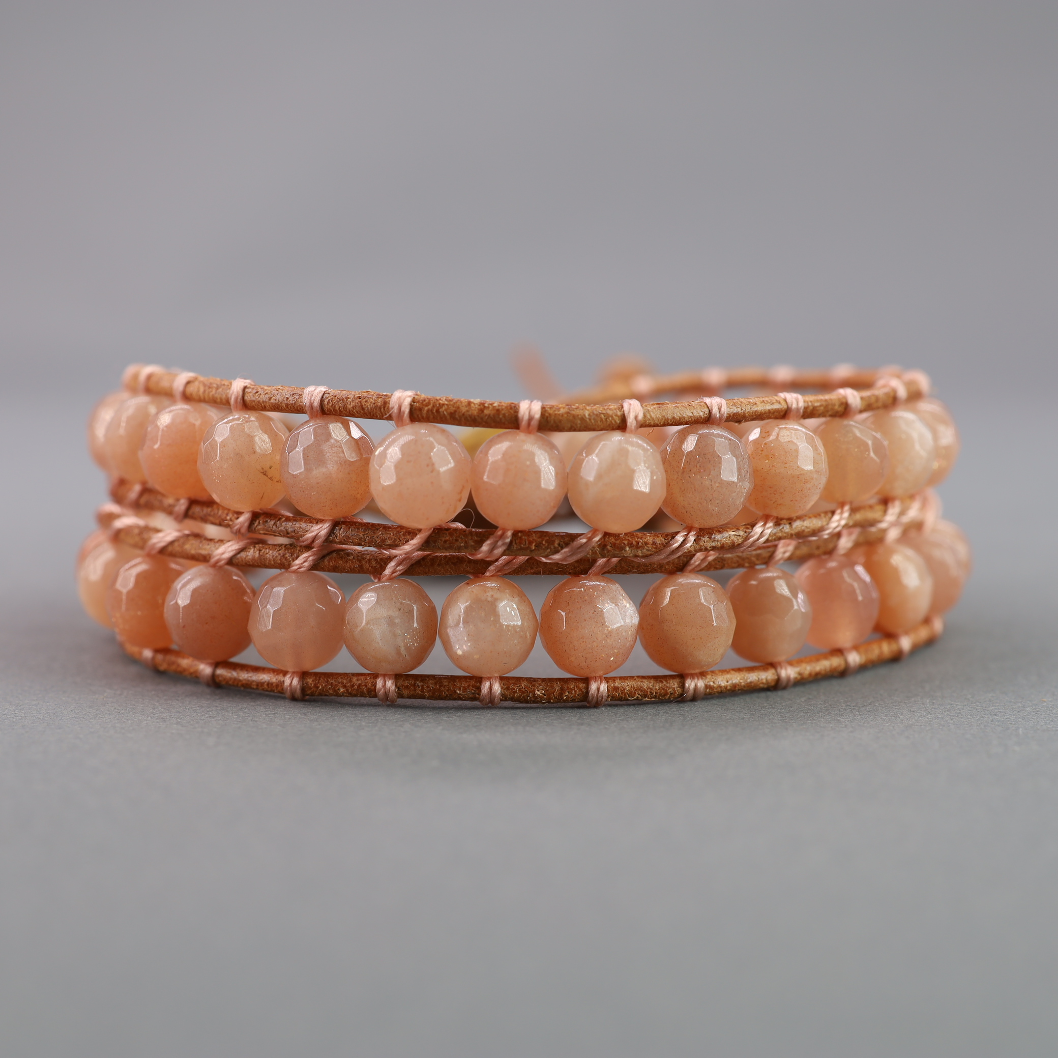 COAI-Bracciale-Multistrato-Regolabile-Realizzato-a-Mano-in-Pelle-e ...