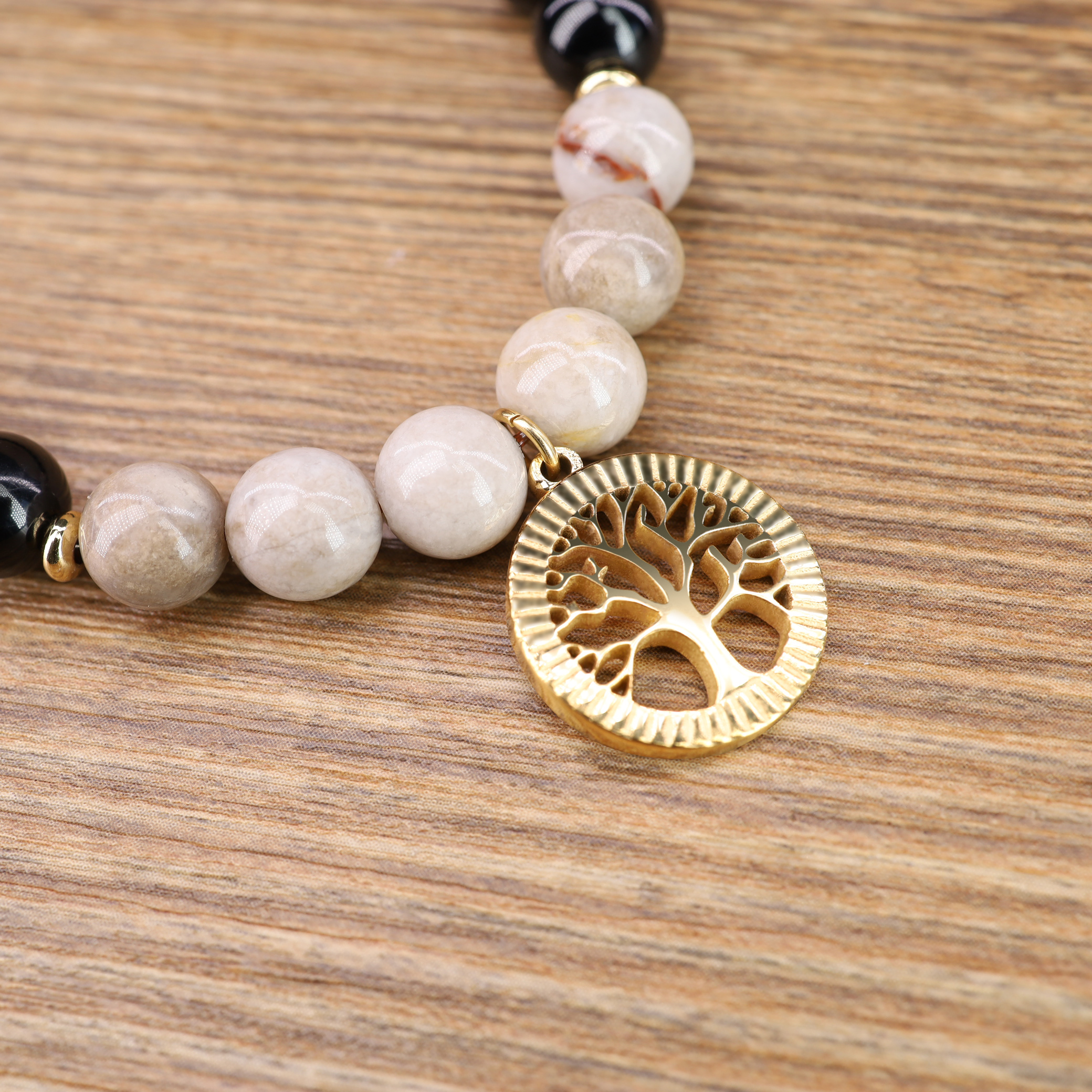 COAI-Tree-of-Life-Charm-Silver-Leaf-Jasper-Black-Tourmaline-Bracelet